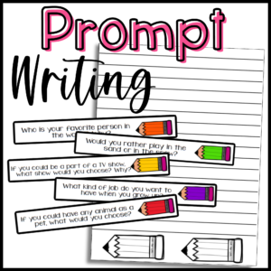 Prompt Writing Activity - GraceOverGrades.com