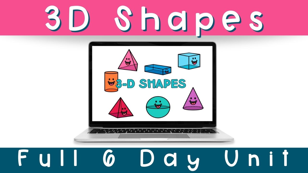 3D Shapes Printable Worksheets & Activities - GraceOverGrades.com