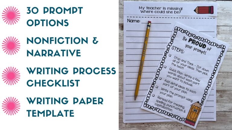 How to Use Printable Journal Prompts in Your Classroom ...